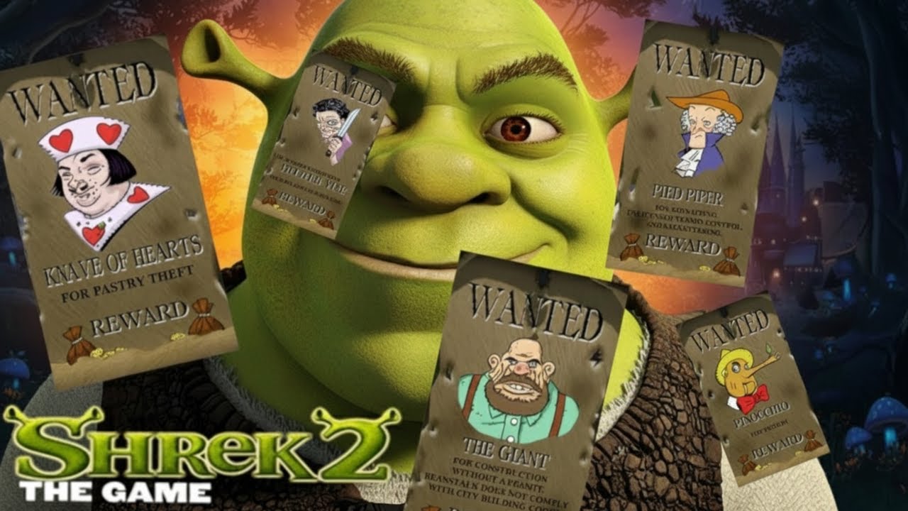 Shrek 2 - All 'Wanted Posters' Locations - YouTube