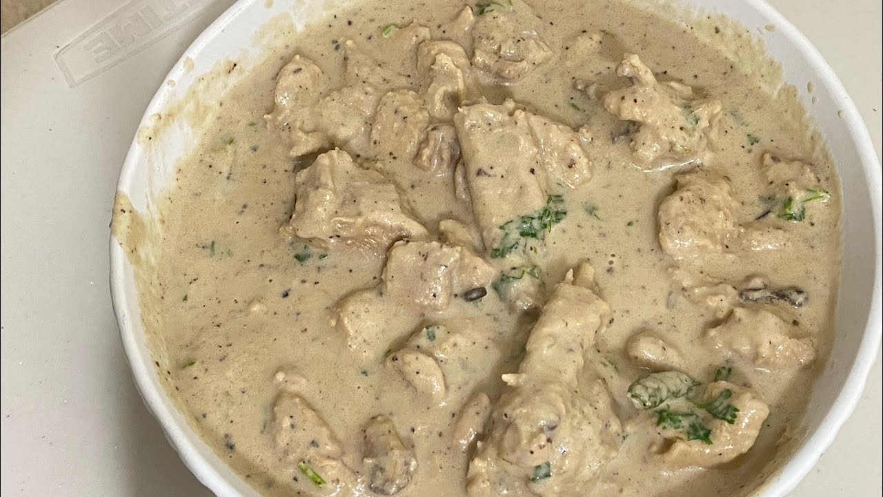 White chicken curry recipe || creamy white Chicken - YouTube