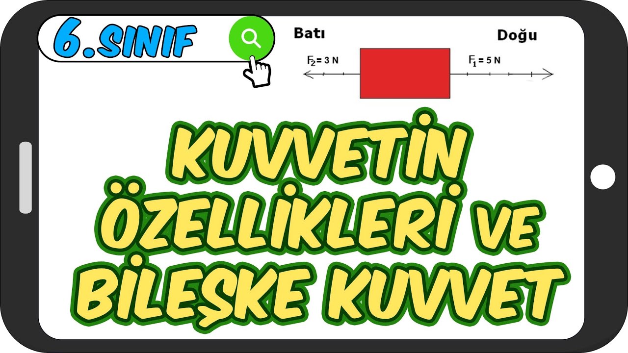 Kuvvetin Özellikleri ve Bileşke Kuvvet / Taktikli Konu Anlatımı ️ 6.Sınıf Fen #2023 - YouTube