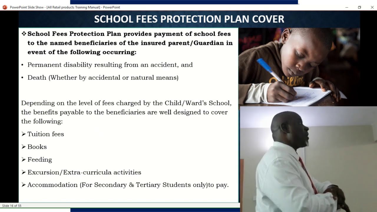 School Fees Protection Plan Insurance Cover - YouTube