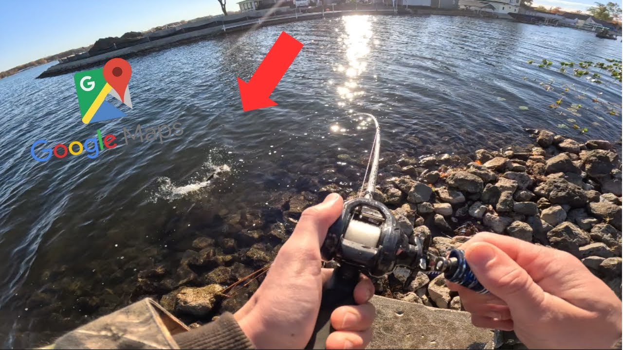 1 V 1 Google Maps Fishing Challenge!!! - YouTube