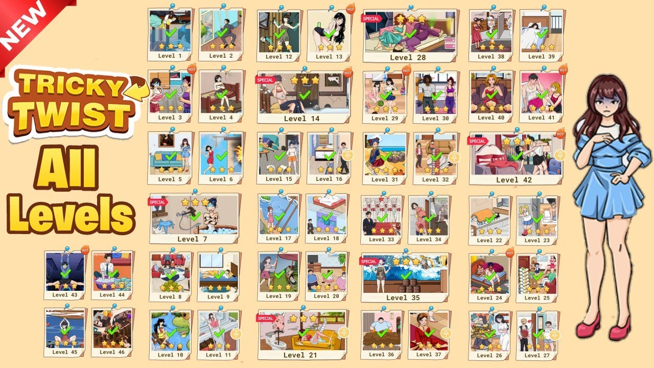 Tricky Twist Puzzle - All Levels 1-46 FULL WALKTHROUGH SOLUTIONS - YouTube