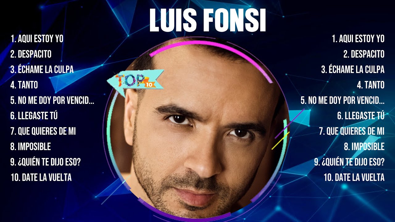 Luis Fonsi Mix Top Hits Full Album ️ Full Album ️ Best 10 Hits Playlist ...