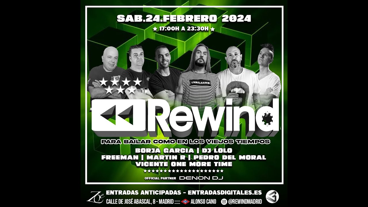 REWIND Live! (24-02-2024) Borja García y Martin R - YouTube