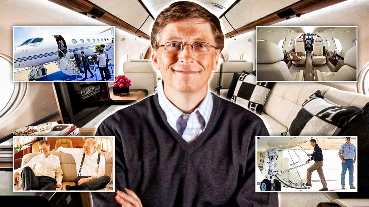 Inside Bill Gates’ CRAZY Private Jet Collection - YouTube
