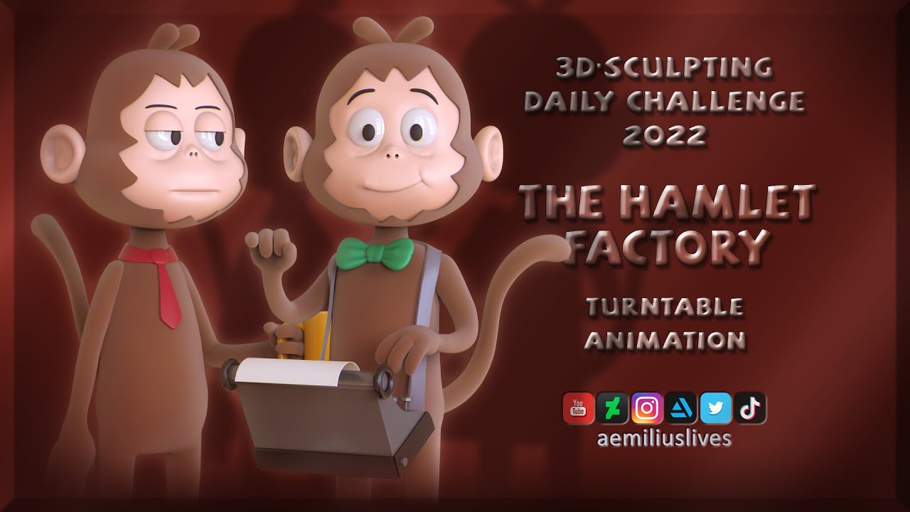 The Hamlet Factory (3D-Sculpting Daily Challenge 2022 - Day 14) - YouTube