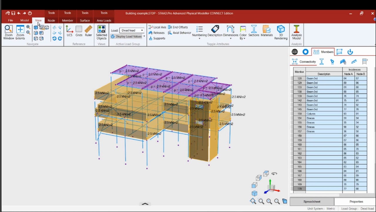 STAAD.Pro CONNECT EDITION - BENTLEY SYSTEMS - YouTube