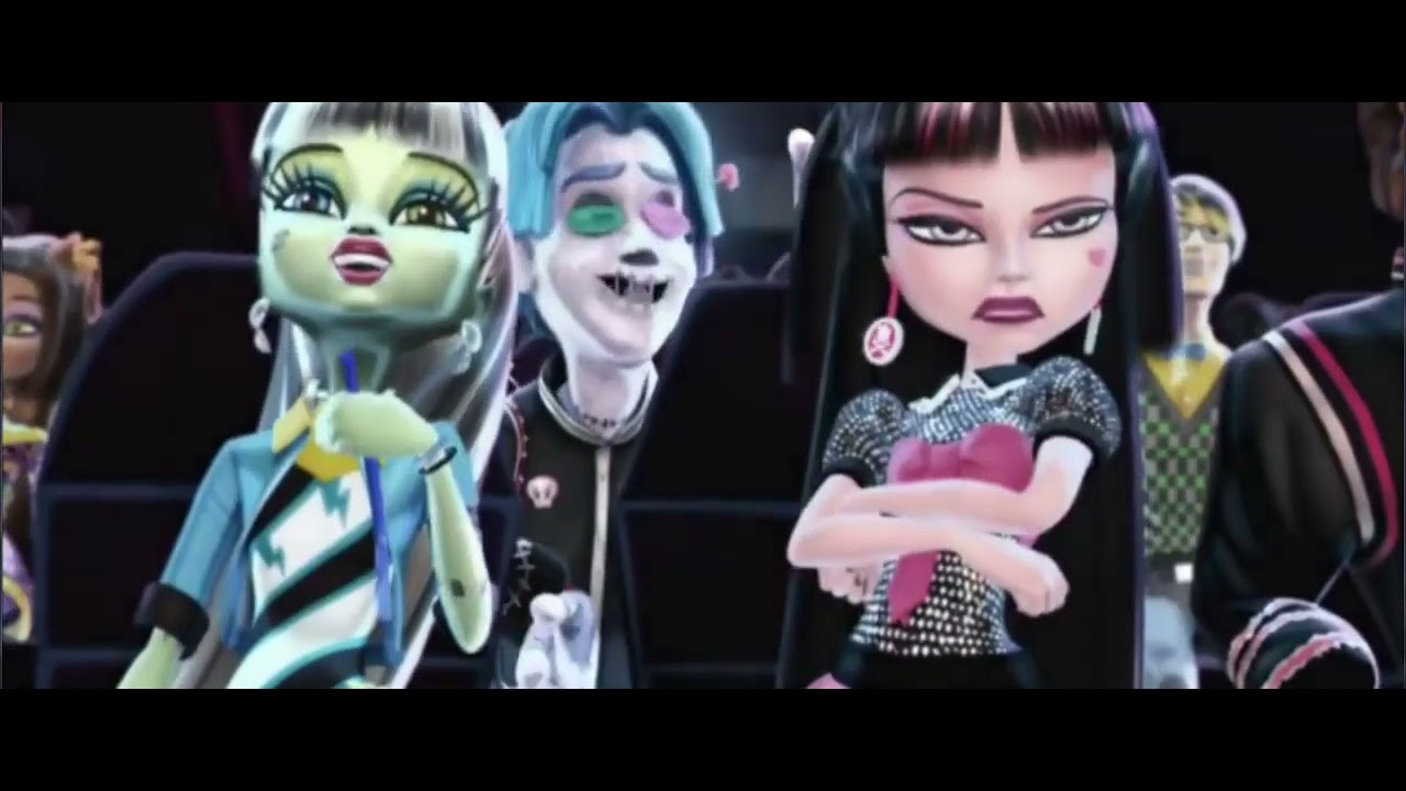 Monster High School Watching The Adventures of Tintin Teaser - YouTube
