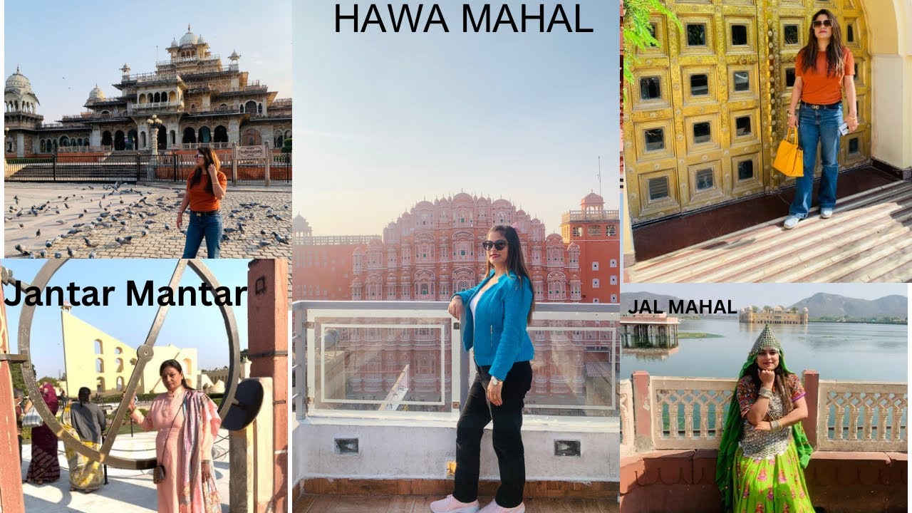 BEST PLACES IN JAIPUR || JAIPUR IN WINTER ||BIRAL mandir | HAWA MAHAL ...