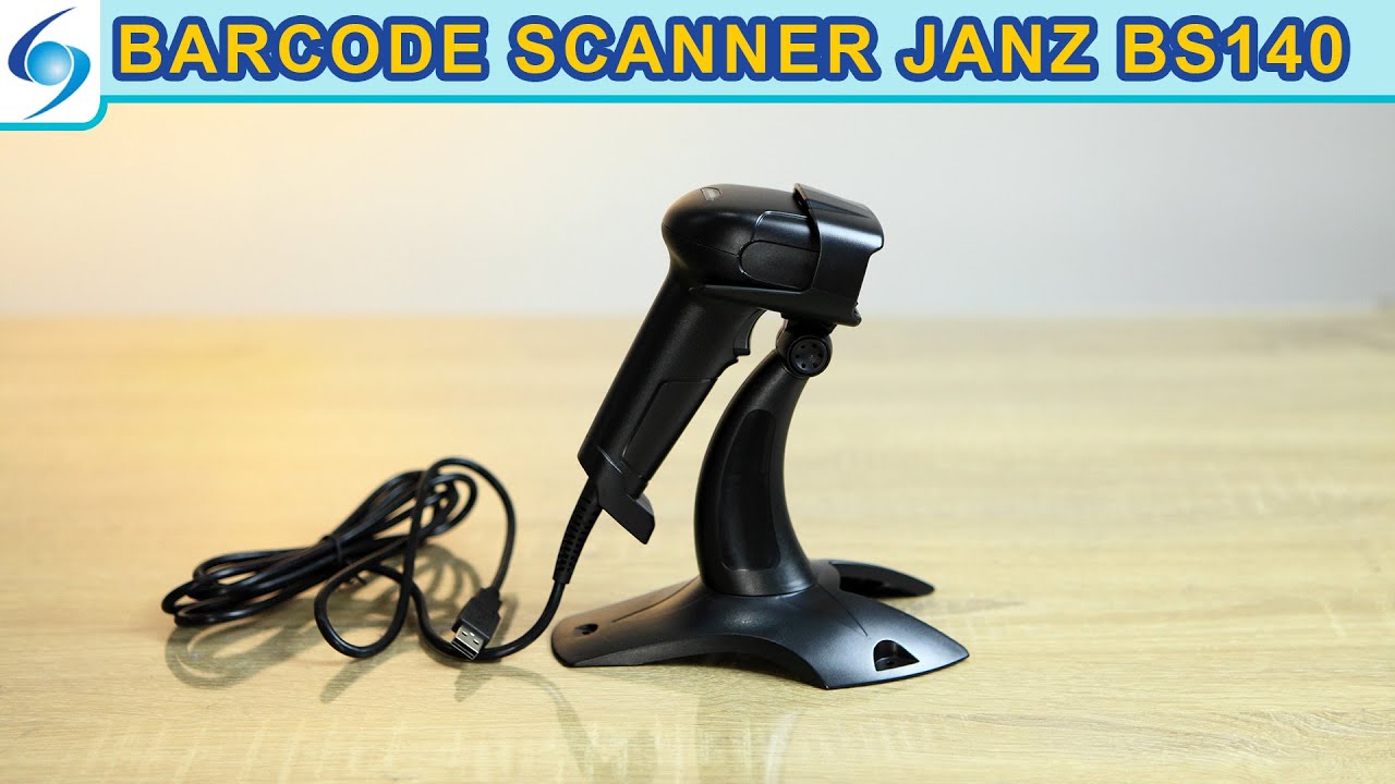 Barcode Scanner 1D Janz BS140 - YouTube