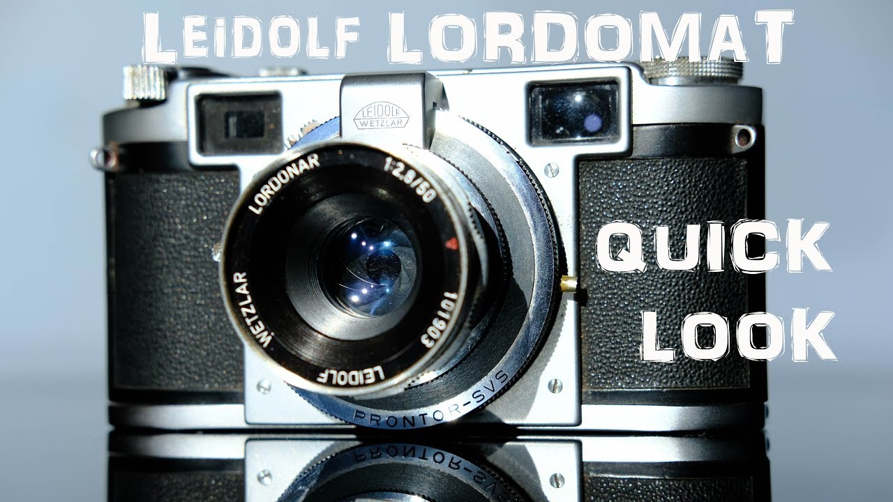 Vintage Cameras, Leidolf Lordomat - YouTube