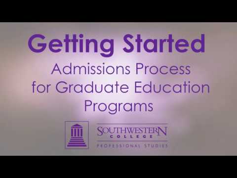 Getting Started - Admissions Steps for Graduate Education Programs ...