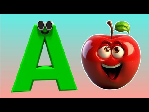 Learn ABCD One tow three123 counting ABC alphabet and numbers A for ...