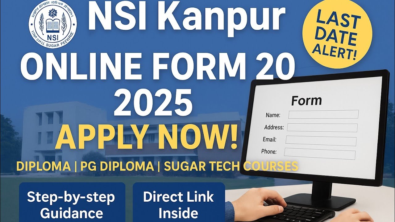 "NSI Admission Form 2025 | Full Process Explained | Important Tips ...
