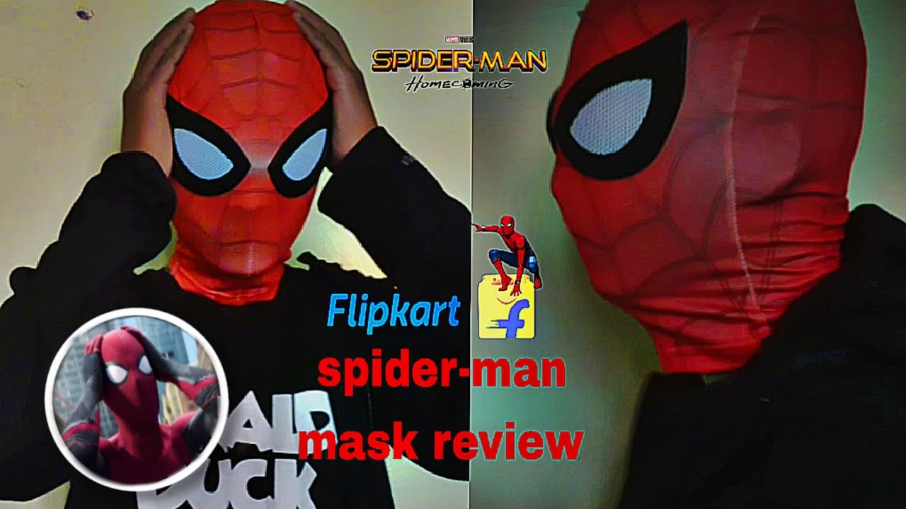 UNBOXING Spider-man Homecoming mask 🕸🕷| The Best Soider-man Mask From ...