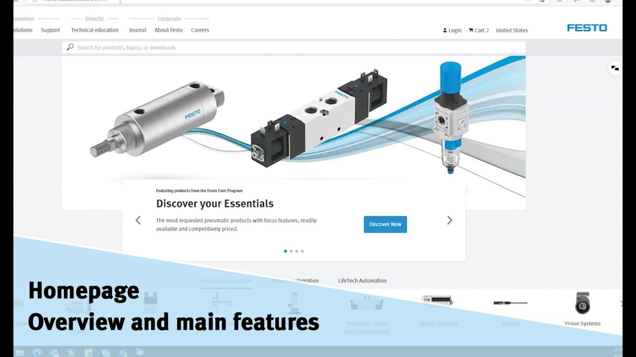 Festo Homepage - Overview and main features - YouTube
