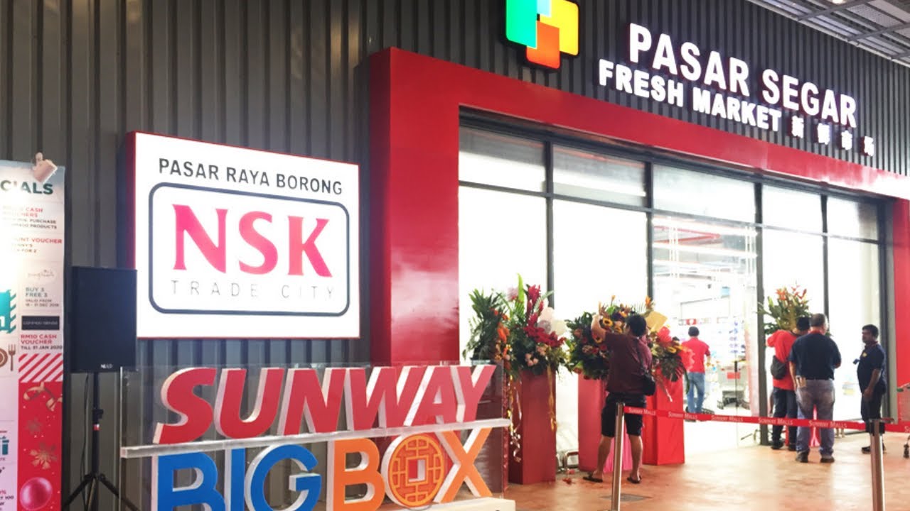 Shop with me at NSK Wet market, Sunway Bigbox Retail park, Malaysia ...