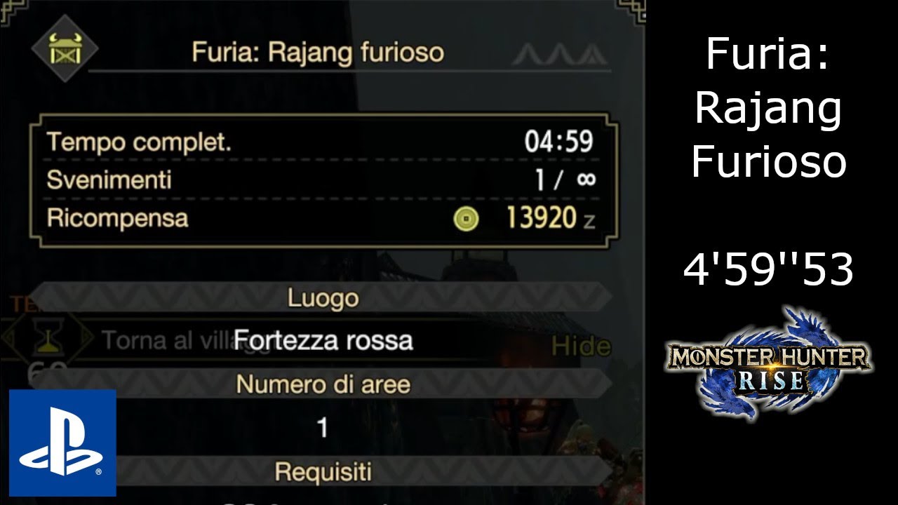 Rampage: Rampaging Rajang | 4'59''53 | Live Clip | PS4 - YouTube
