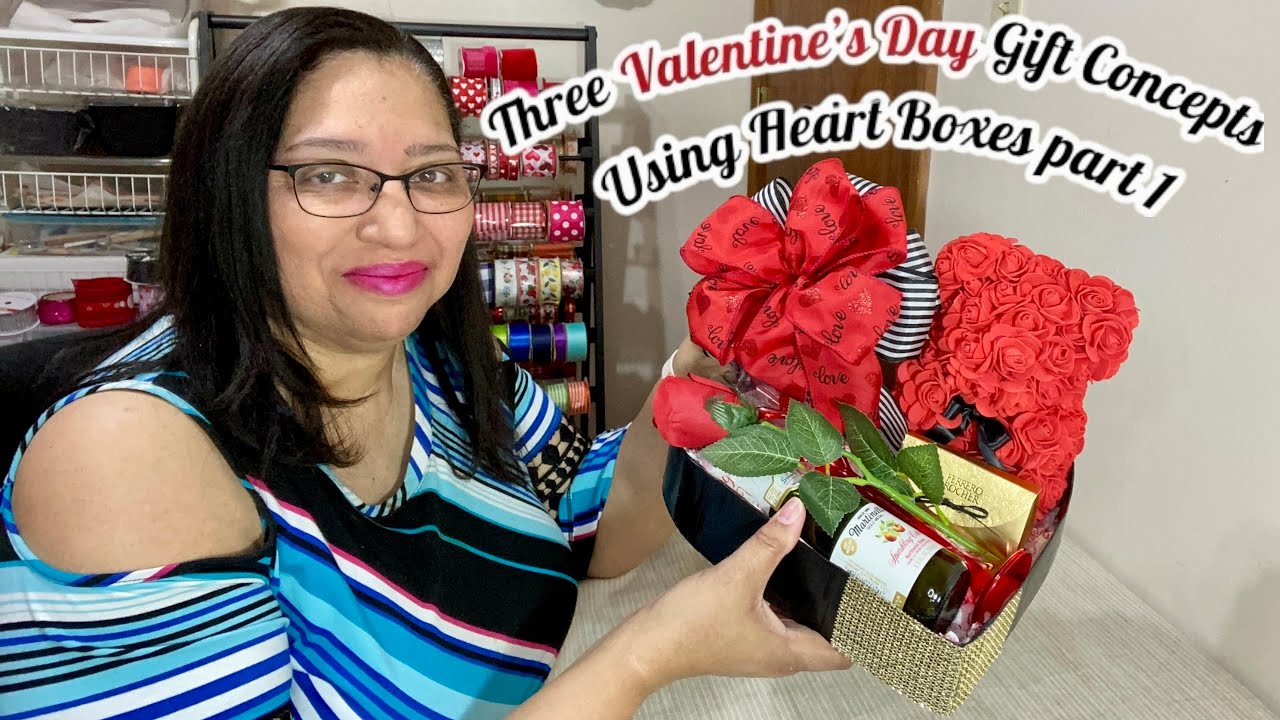 Three Valentine's Day Gift Concepts Using Heart Boxes Part 1 * Black ...