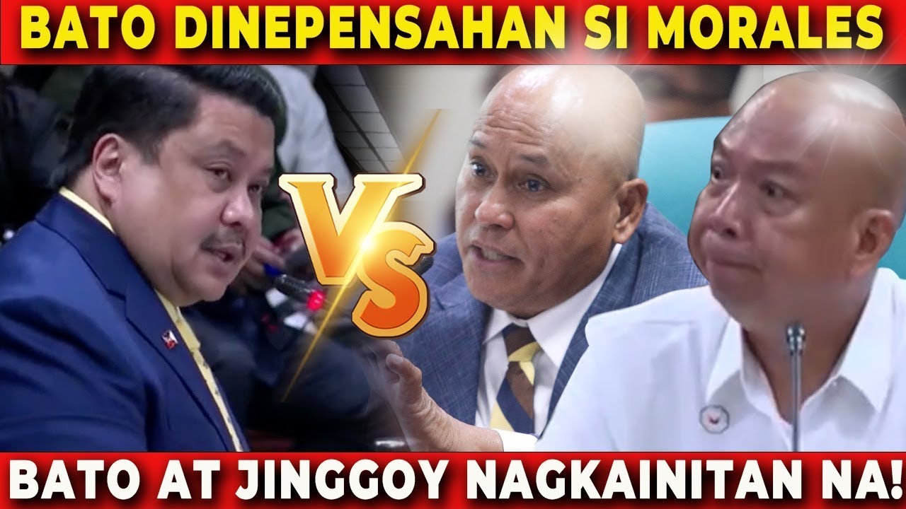 🔴 BATO DINEPENSAHAN si MORALES | BATO at JINGGOY NAGKAINITAN na sa ...