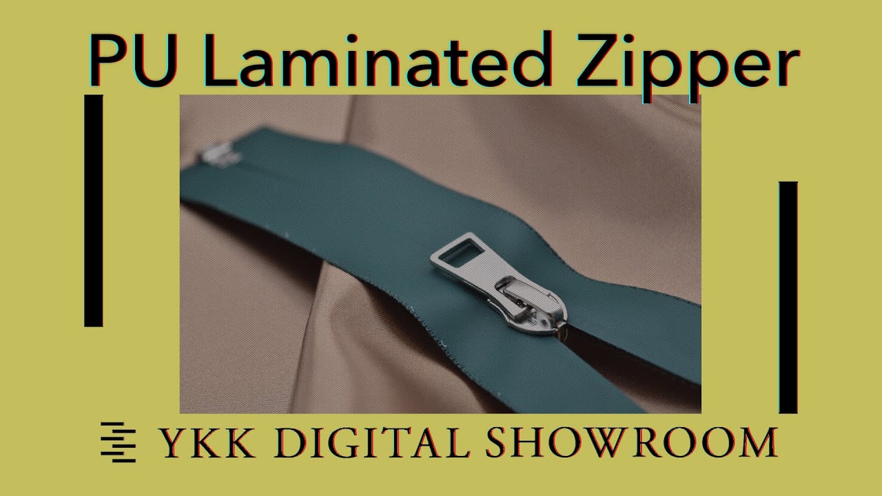 【YKK OFFICIAL】PU Laminated Zipper Introduction - YouTube