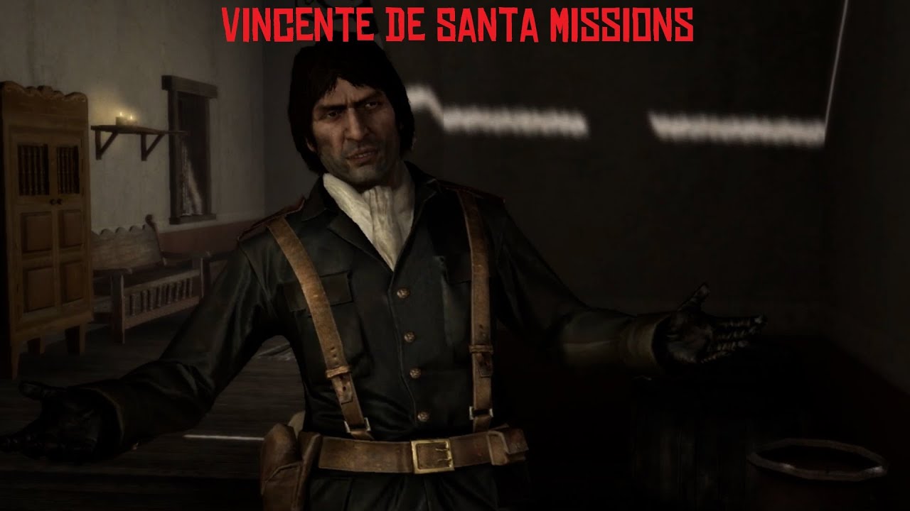 Red Dead Redemption 100% Walkthrough. Vincente De Santa Missions - YouTube
