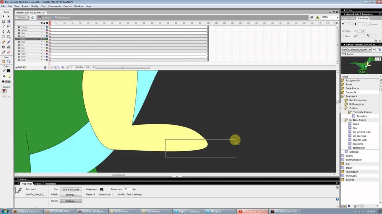 HowTo: Make barbftr Monster, from zilch to raptor 02 part 1 - YouTube