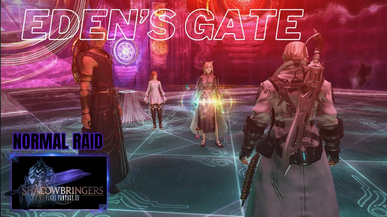 FFXIV - Eden's Gate | Shadowbringers Raid Part 1 - YouTube
