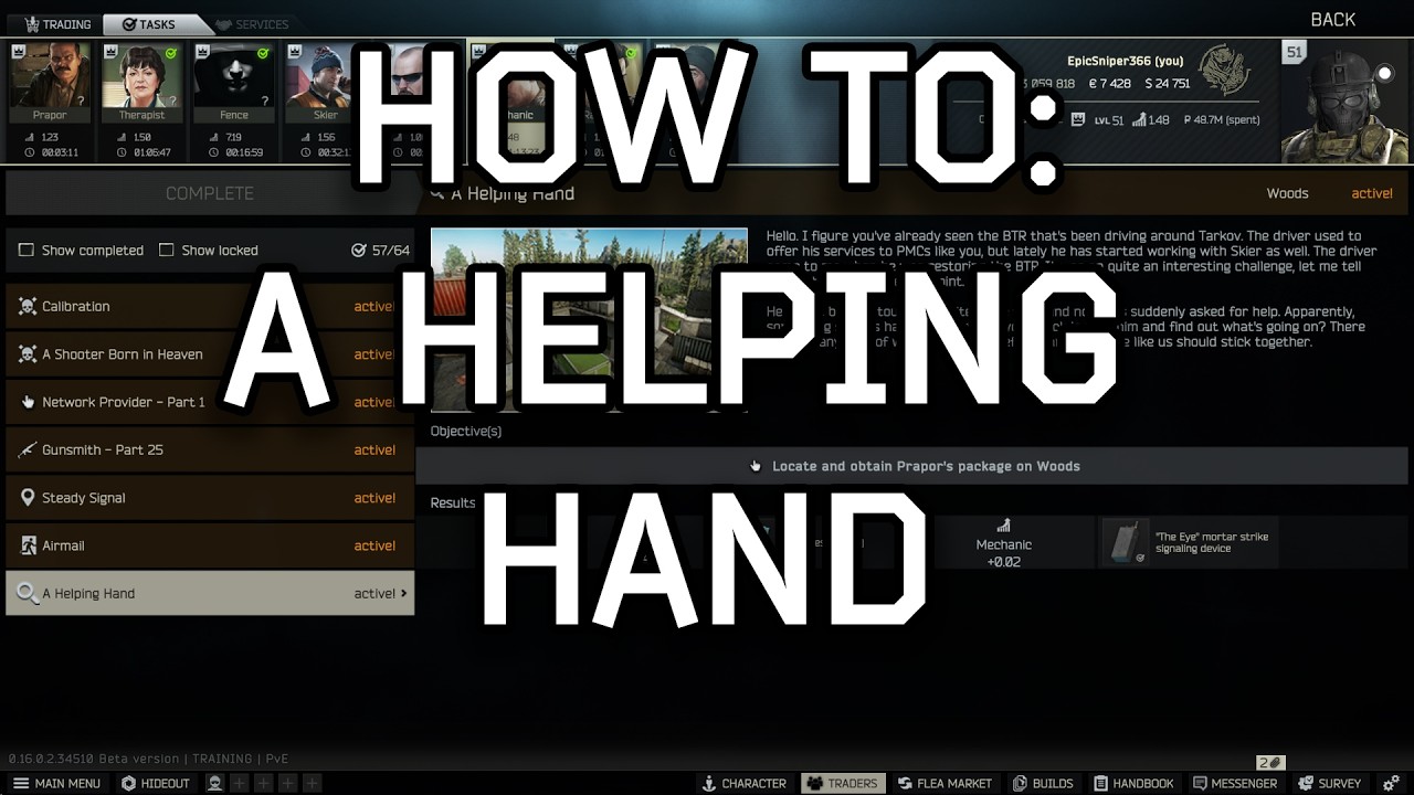 A Helping Hand and Shipping Delay Part 1: Quest Guide - YouTube