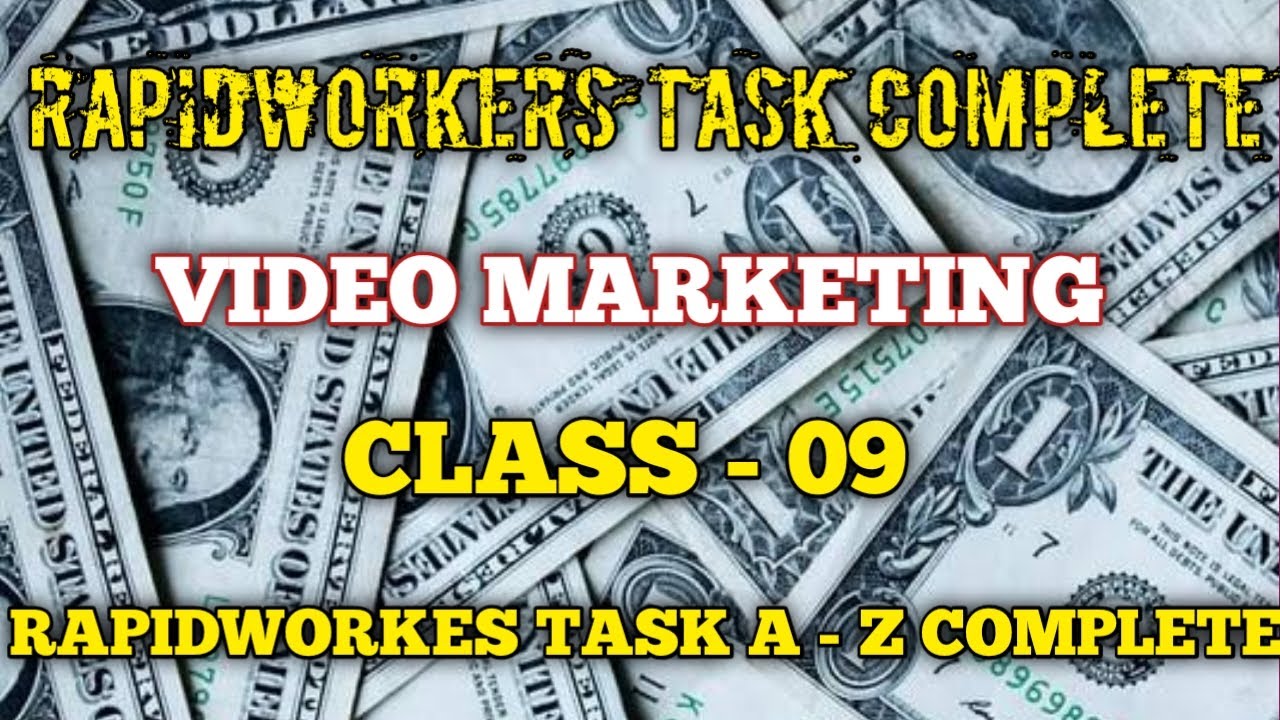 rapidworkers how to work || rapidworkers || rapidworkers tutorial ...