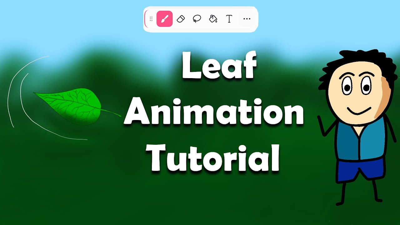 Falling Leaf Animation Tutorial @flipaclip - YouTube