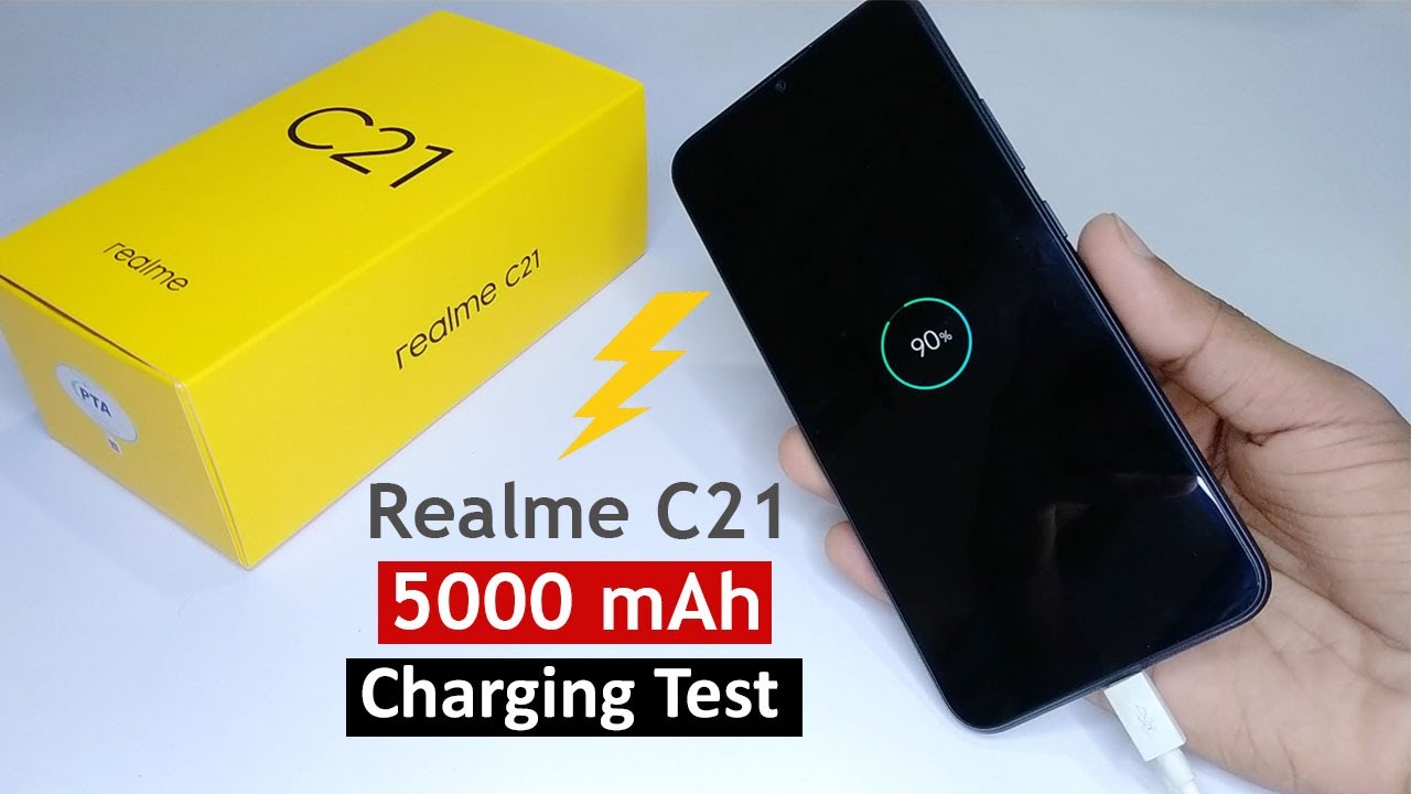 Realme C21 5000 mAh 100% Battery Charging Test ⚡⚡ - YouTube