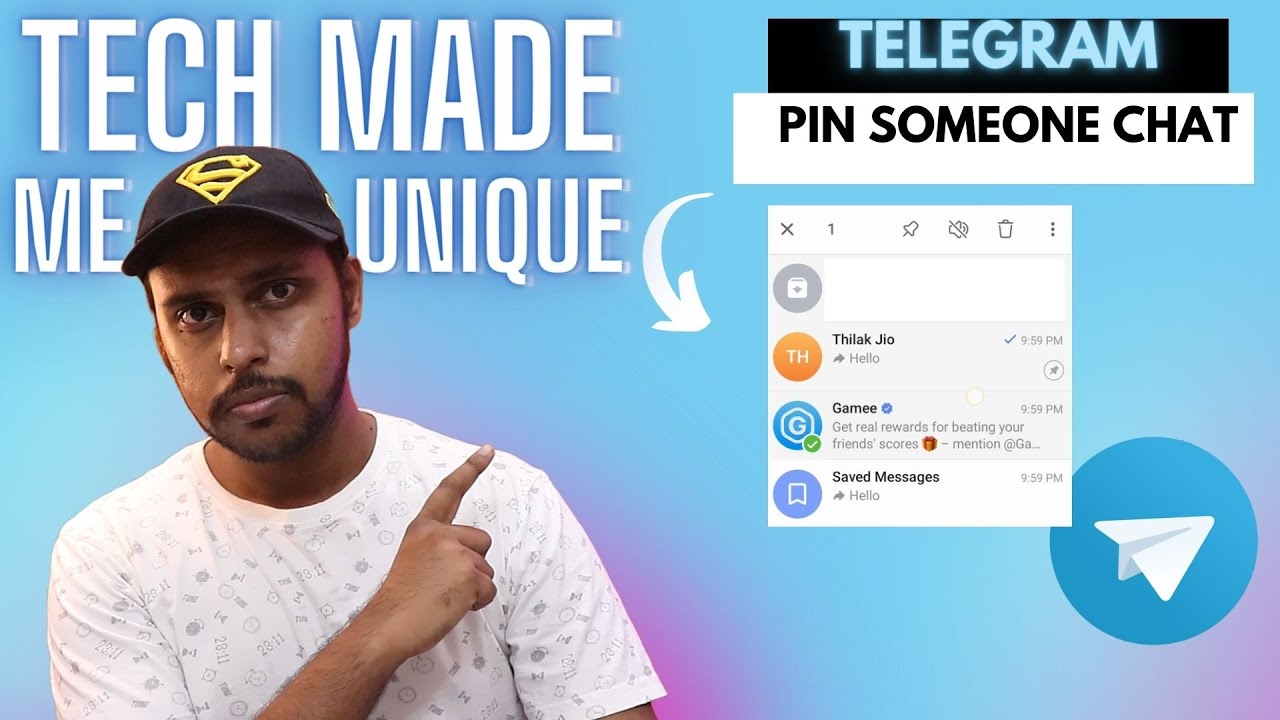 How to pin someone chat on telegram | pin chat telegram | how to pin ...
