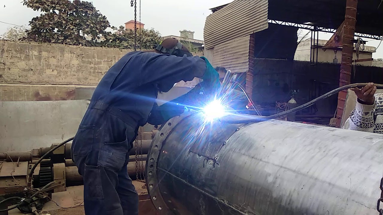 S۔S het exchanger mig welding - YouTube