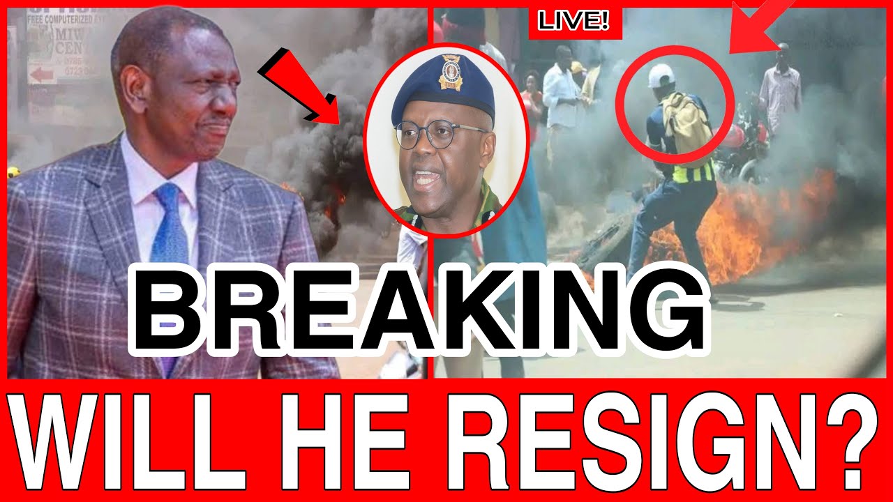 BREAKING‼️Angry GEN-Zs Demand that DIG Eliud Lagat Resign IMMEDIATELY ...