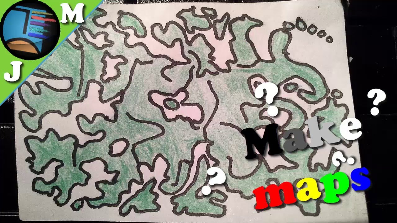 TUTORIAL: How To Draw Cool Custom World Maps (HD) - YouTube