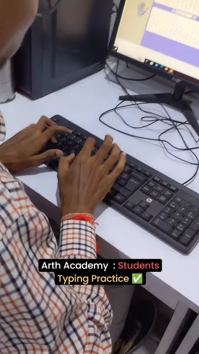 Typing Practice in Arth Academy Lab #shorts #arthacademy #competition ...