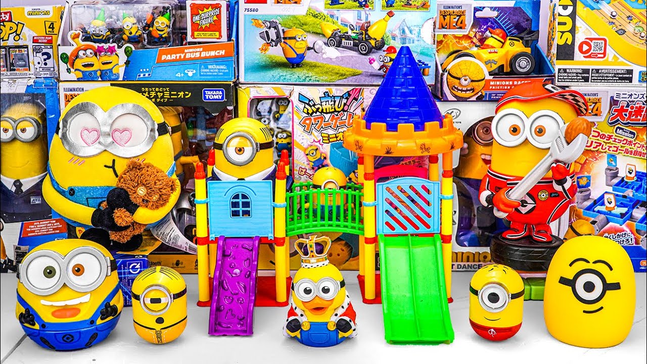 95 Minutes Despicable Me Toy Unboxing ASMR 💙 Minions Playground Playset ...