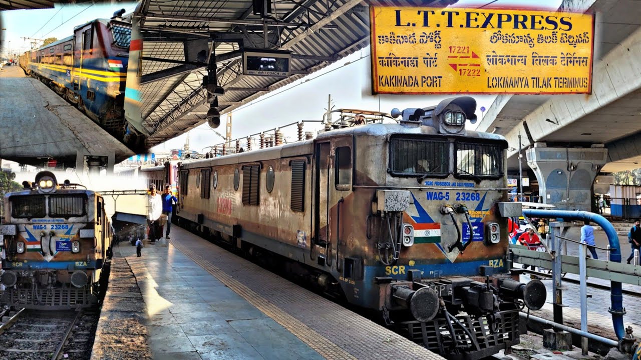 17221 COA-LTT EXP : Pune to LTT : Train Journey : BARBIE WAG5 : Indian ...