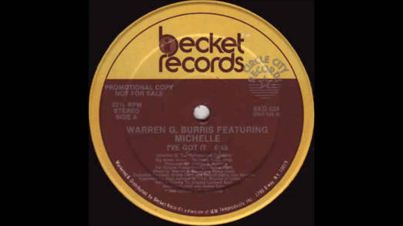 Warren G. Burris Featuring Michelle - I've Got It - YouTube