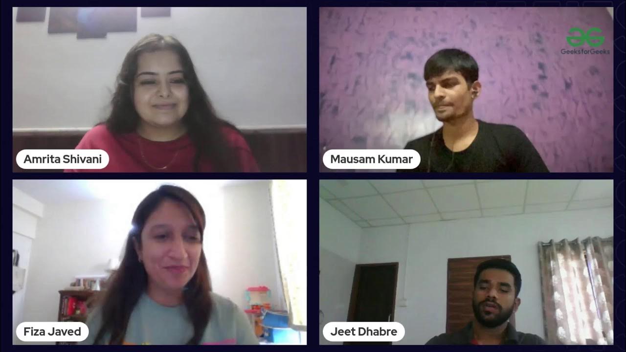 Three 90 Challenge Success Stories Again: Live with GeeksforGeeks l 1 ...