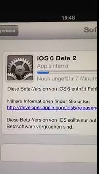 iOS 6 - Rotating update gears - YouTube