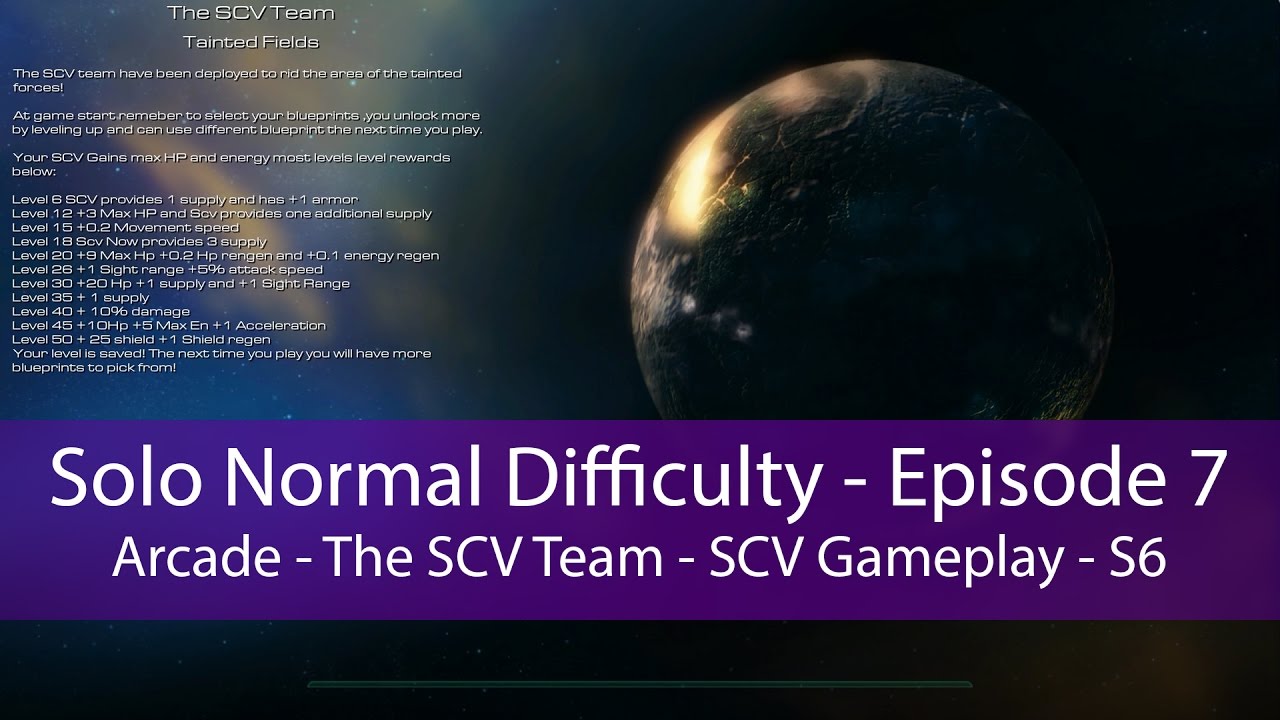 StarCraft II: The SCV Team: Solo Normal Difficulty (SCV Gameplay) - YouTube