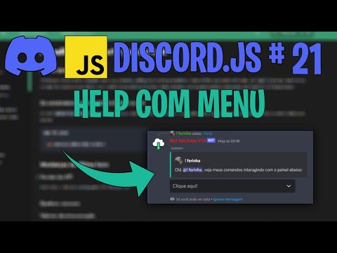 Comando de Help em SelectMenu (Painel) em Slash Commands (/) | Discord.js V14 #21 - YouTube