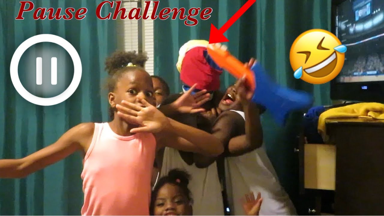 Extreme Pause Challenge (VERY FUNNY) Ft. Turn Up Kids - YouTube