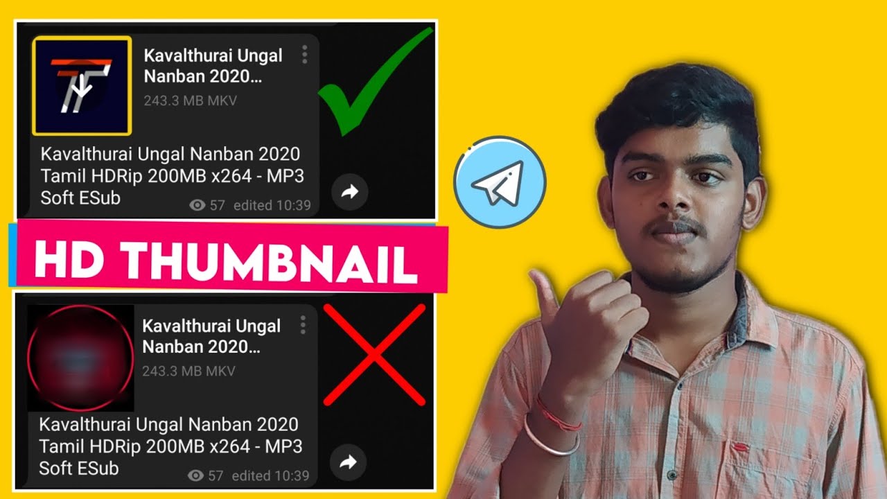 How to Create Telegram Files with HD Thumbnail|File Thumbnail telegram ...
