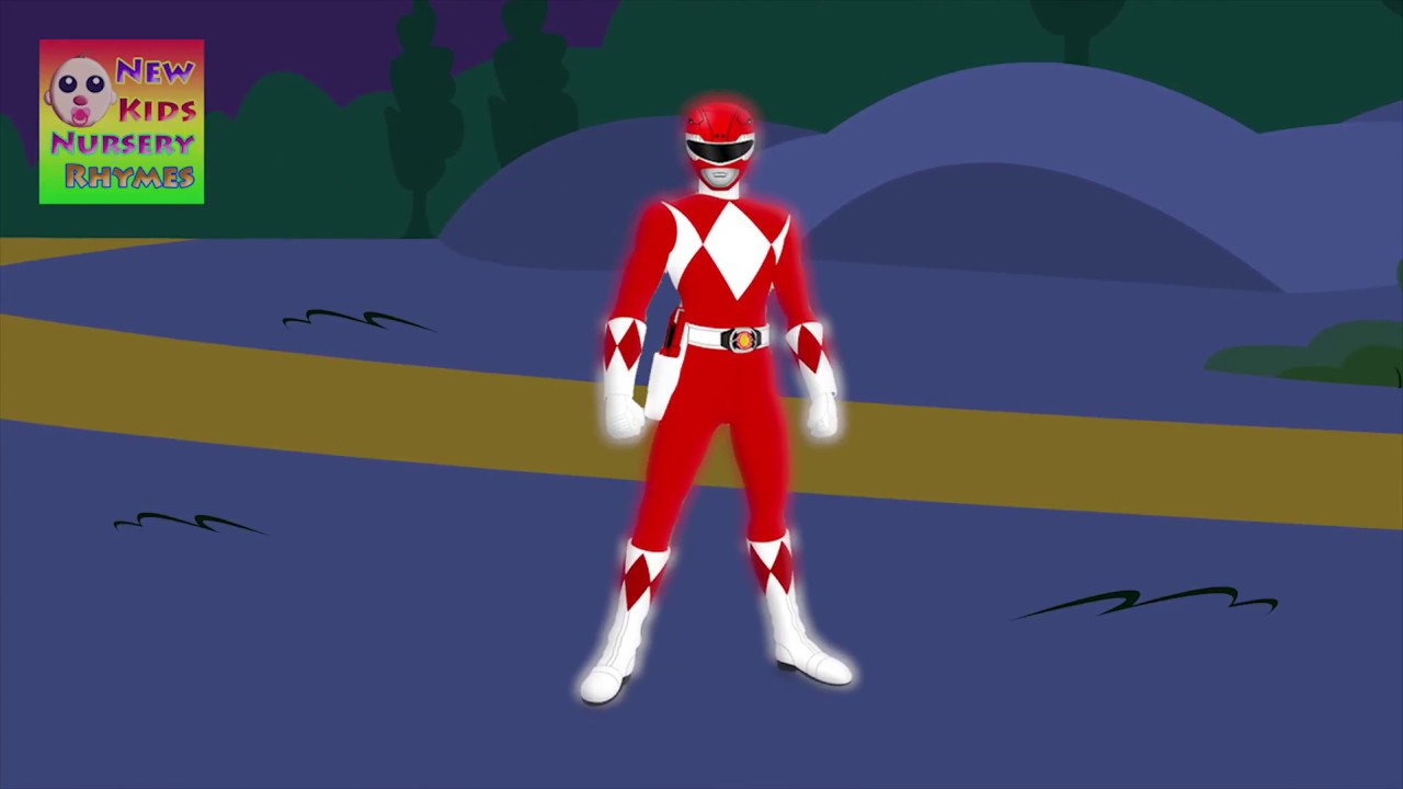 Power Rangers Finger Family Song Nursery Rhyme - YouTube