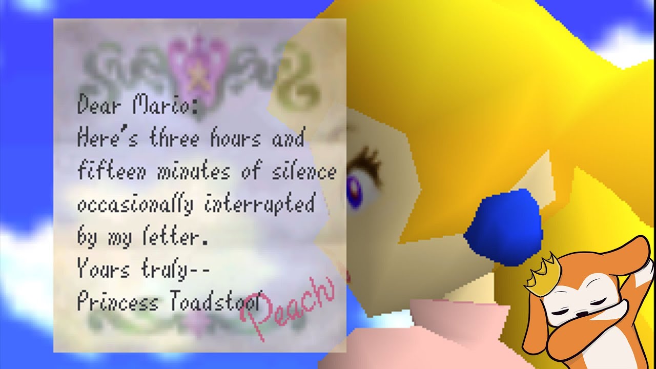 3 Hours Of Silence Occasionally Broken Up By "Dear Mario..." - YouTube