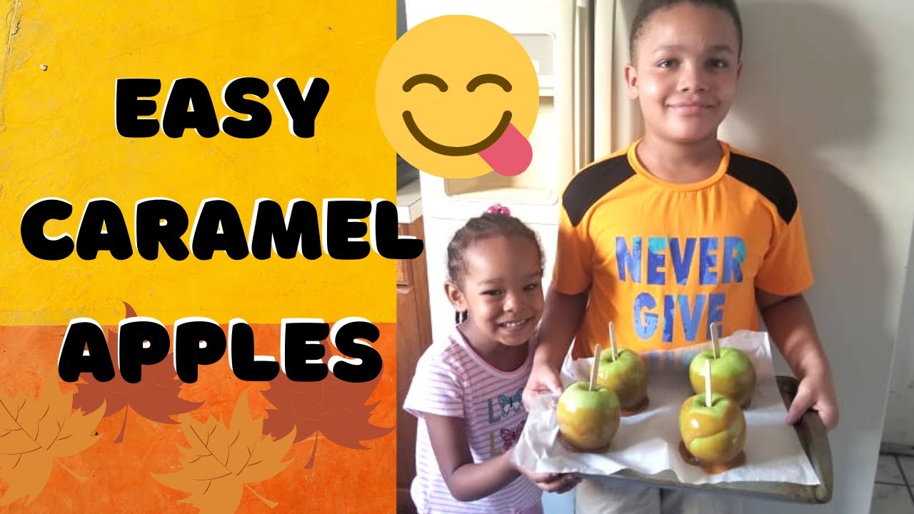Easy Fall Activity For The Kids! | Easy Caramel Apples - YouTube