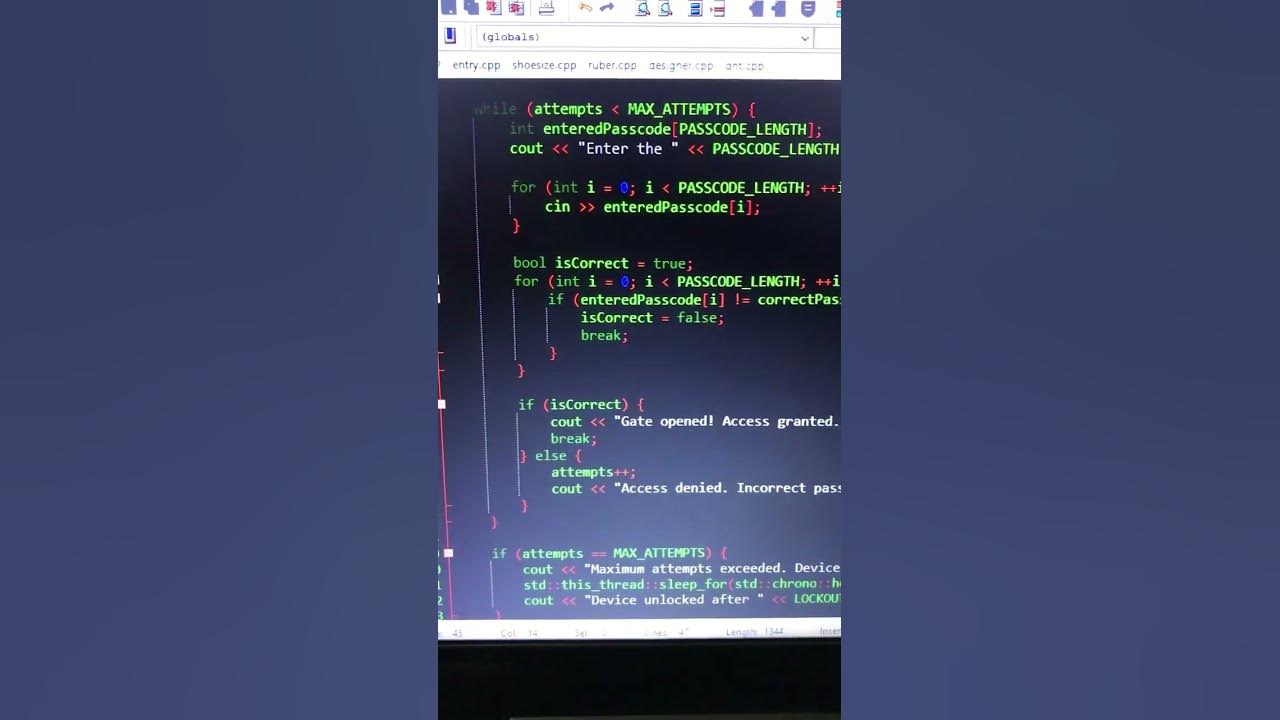 Passcode Device Ide Dev C C Program Coderstokyo Codemasters Codingninja Cplusplus
